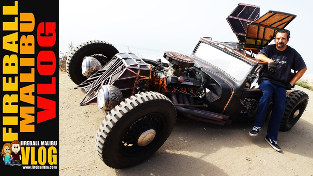 FIREBALL DRIVES THE AWESOME MAD HAMMER RAT ROD! – FIREBALL MALIBU VLOG ...